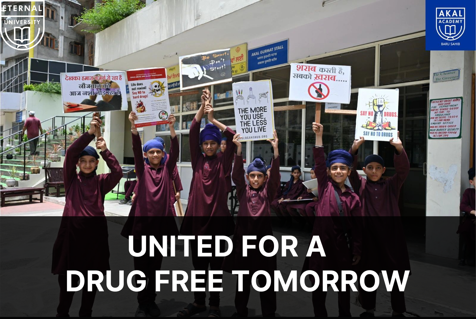 United for a Drug-Free Tomorrow - Akal Institutions’ Fight Against ...